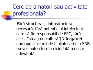Formarea profesională continuă | PPT