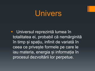 Formarea Universului -Bako Amalia | PPTX