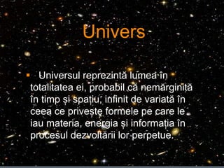 Univers-"The field of work" | PPTX