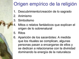 Formas Y Manifestaciones Del Hecho Religioso1 | PPT