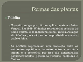 Formas das plantas | PDF