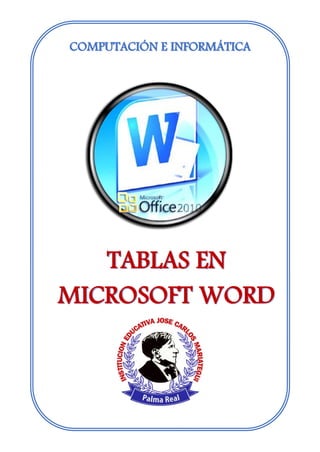 FORMAS DE CREAR UNA TABLA EN WORD, ejercicios en word | PDF