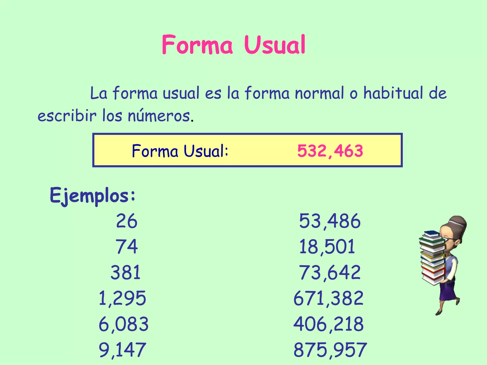 Formas de escribir un numero | PPT