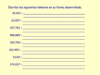 Formas de escribir un numero | PPT