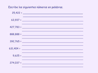Formas de escribir un numero | PPT