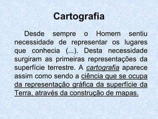 Formas de representar a superfície da terra | PDF