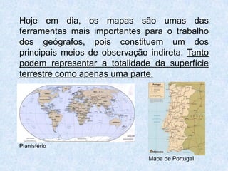 Formas de representar a superfície da terra | PDF