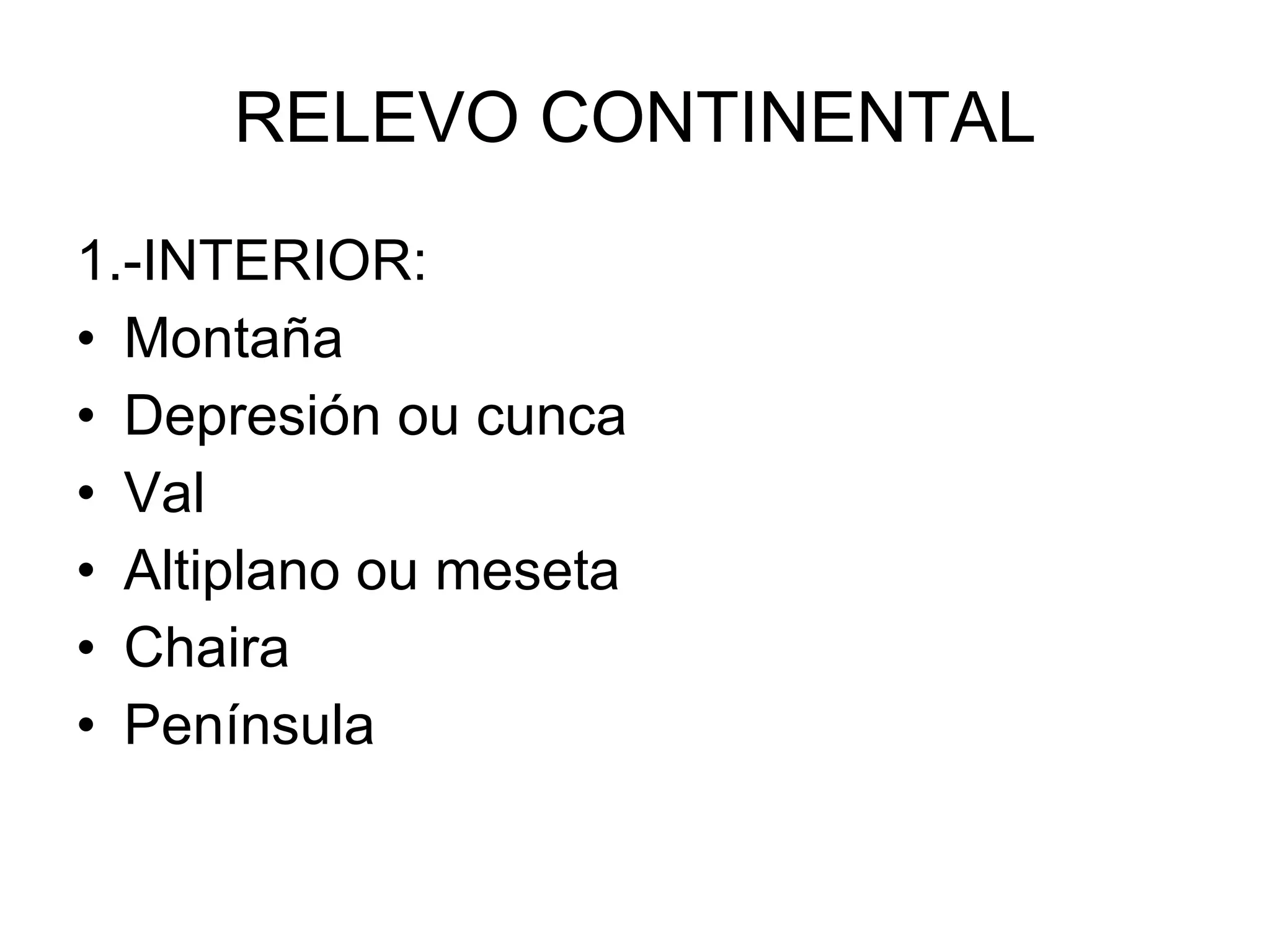 Formas do relevo | PPT