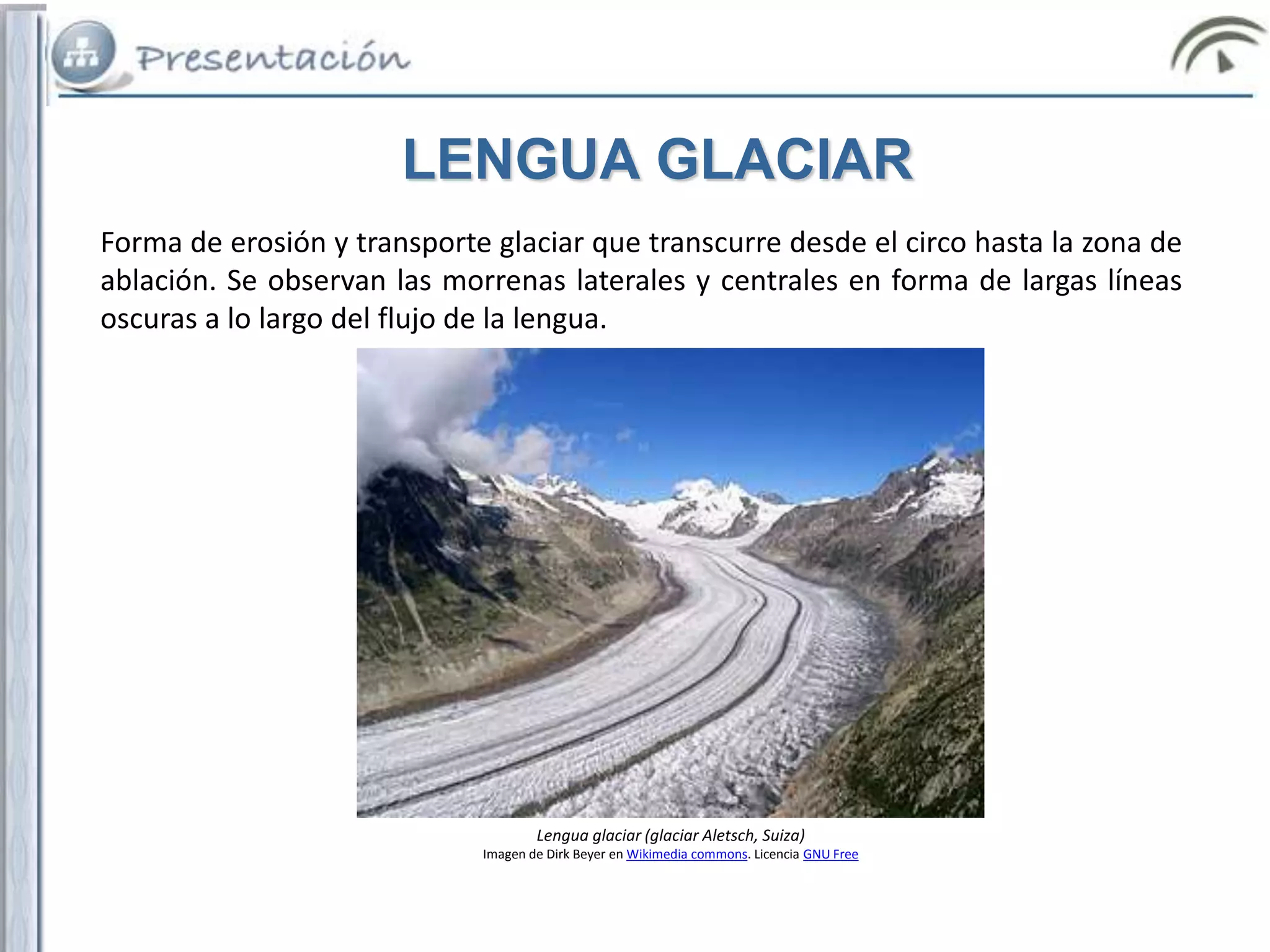 Formas erosion glaciar | PPTX