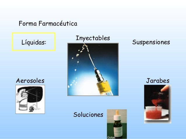 Formas farmaceuticas