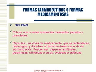 FORMAS FARMACÉUTICAS SOLIDAS SEMISOLIDAS.ppt