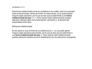 FORMAS INDETERMINADAS | PPTX