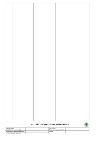Format Asuhan Keluarga (Perkesmas) | DOC