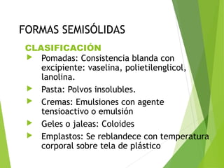 Formas medicamentosas | PPT