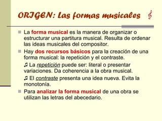 Formas Orquestales | PPT