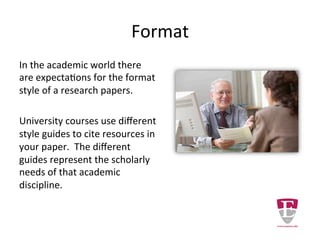 Formatting Your Research Paper | PPT