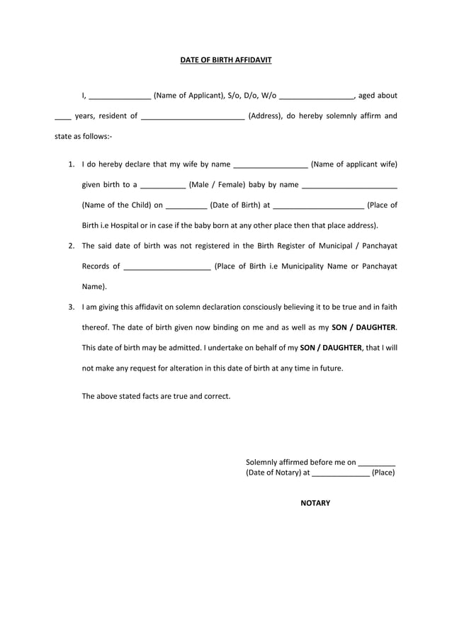 AFFIDAVIT FOR BIRTH REGISTRATION affidavit-for-birth-registration