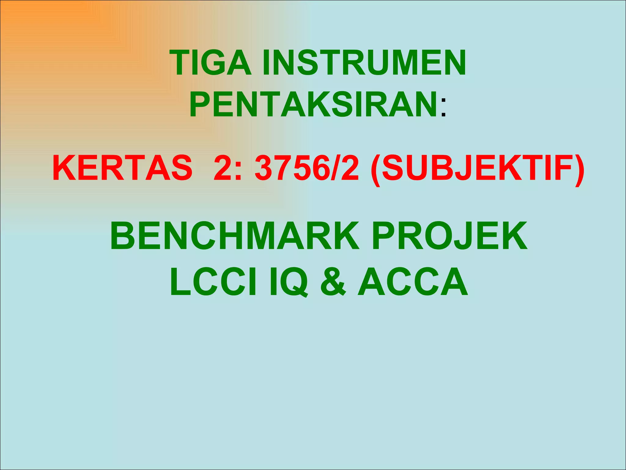 Format Baru SPM Prinsip Akaun | PPT