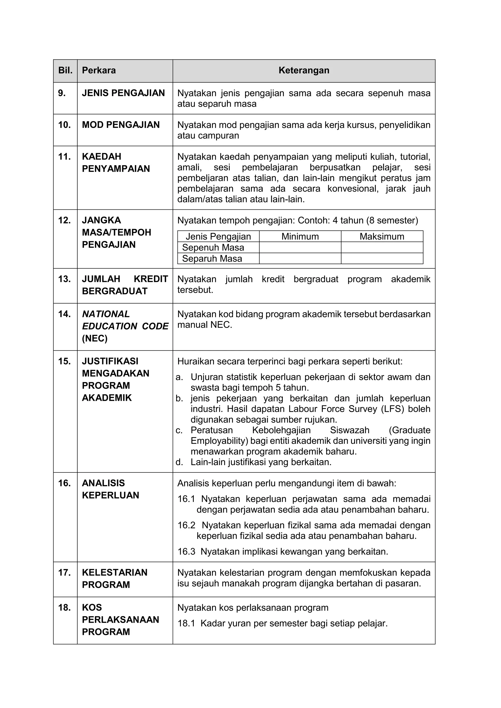Format borang-panduan-permohonan-saringan-awal | PDF