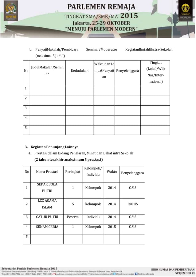 Format cv-parlemen-remaja-sella islamiah-sman 3 kayuagung | DOCX