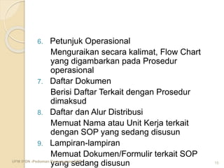 Format sop | PPTX