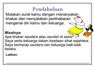 Format Surat Tidak Rasmi | PPT