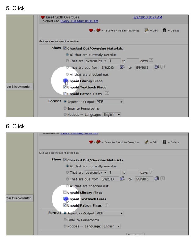 Follett Destiny, How to format and run email notices | DOC