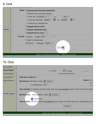 Follett Destiny, How to format and run email notices | DOC