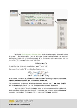 Format any sequence of numbers | PDF