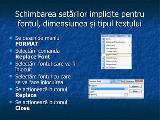 Formatarea Unei PrezentăRi | PPT