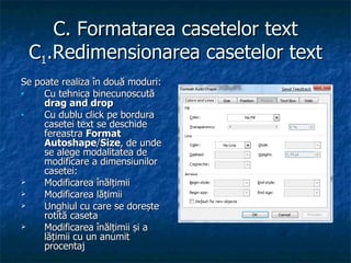 Formatarea Unei PrezentăRi | PPT