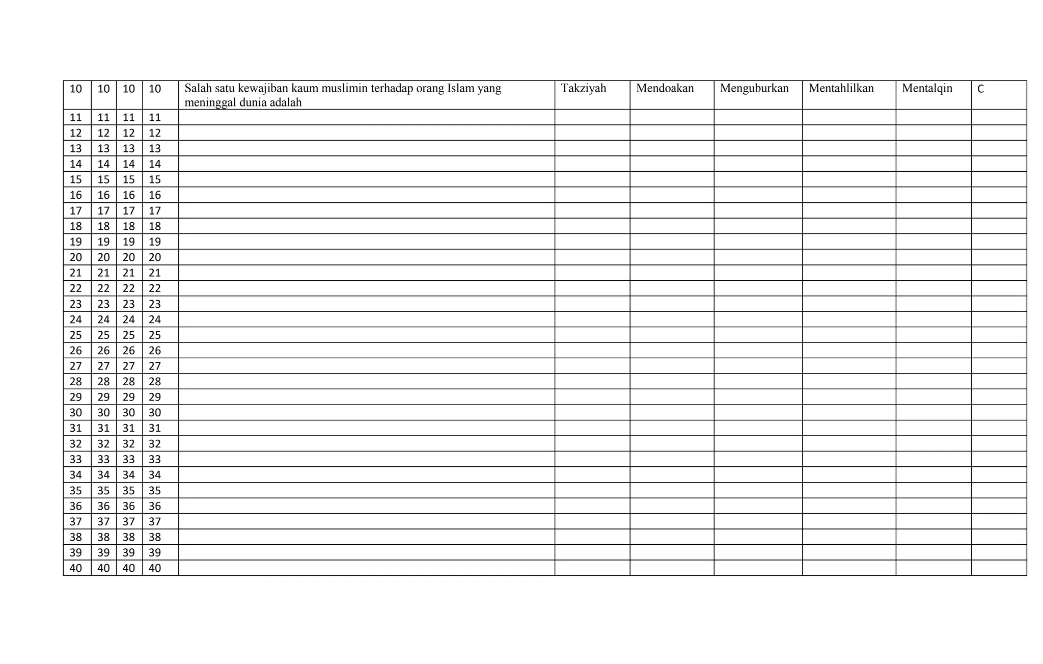 Format_Bank_Soal_Semester Genap50[1].docx | Free download