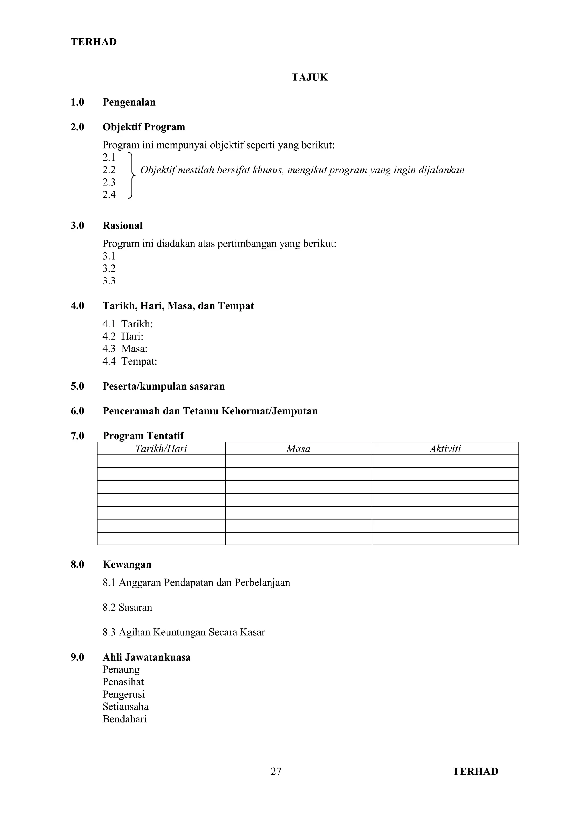 Format & contoh esei pbs bm | PDF