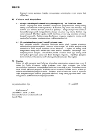 Format & contoh esei pbs bm | PDF