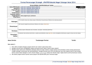 Format & contoh p strategik jpn 2014 16 | DOCX