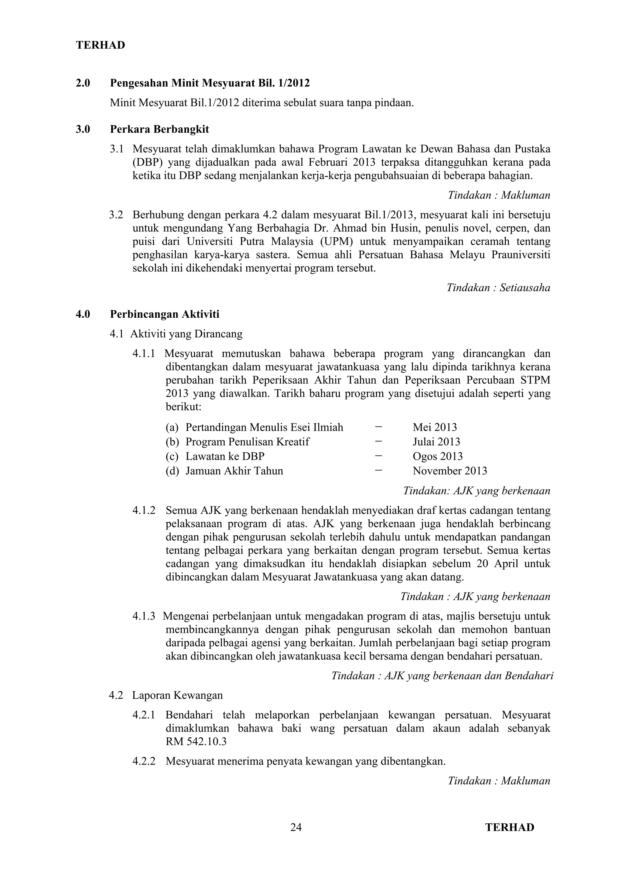 Format dan Contoh penulisan esei berformat | PDF