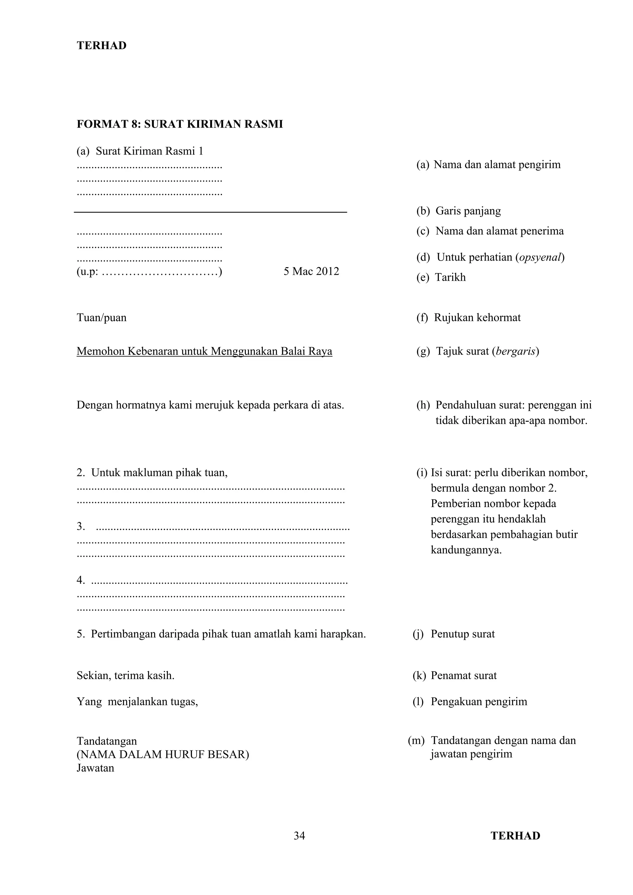 Format dan Contoh penulisan esei berformat | PDF