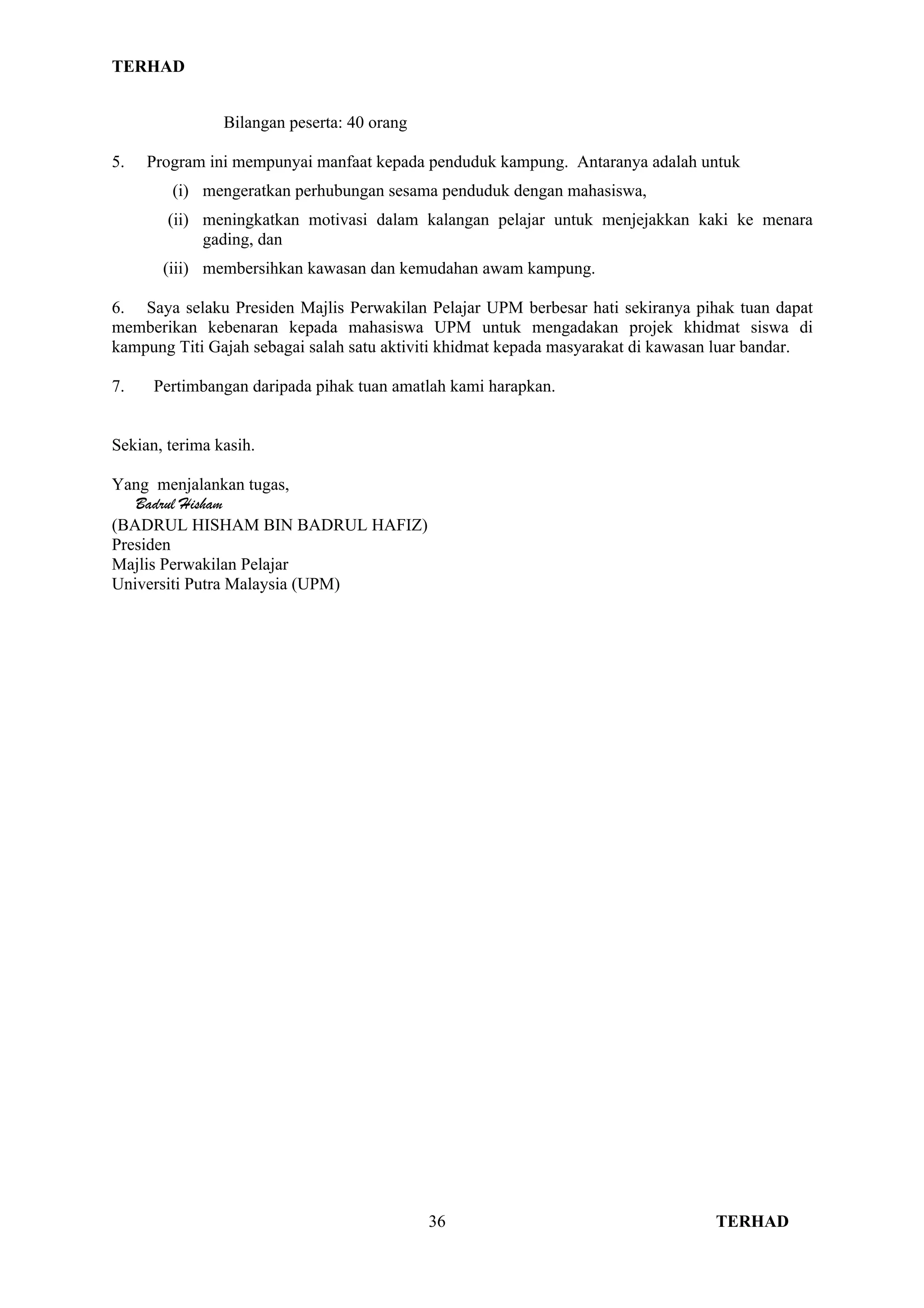 Format dan Contoh penulisan esei berformat | PDF