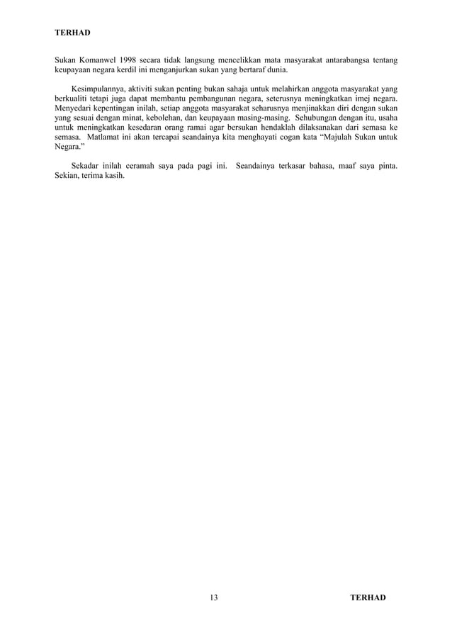 Format dan Contoh penulisan esei berformat | PDF