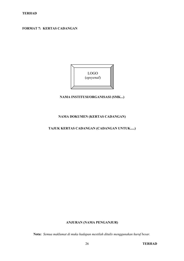 Format dan Contoh penulisan esei berformat | PDF