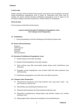 Format dan Contoh penulisan esei berformat | PDF