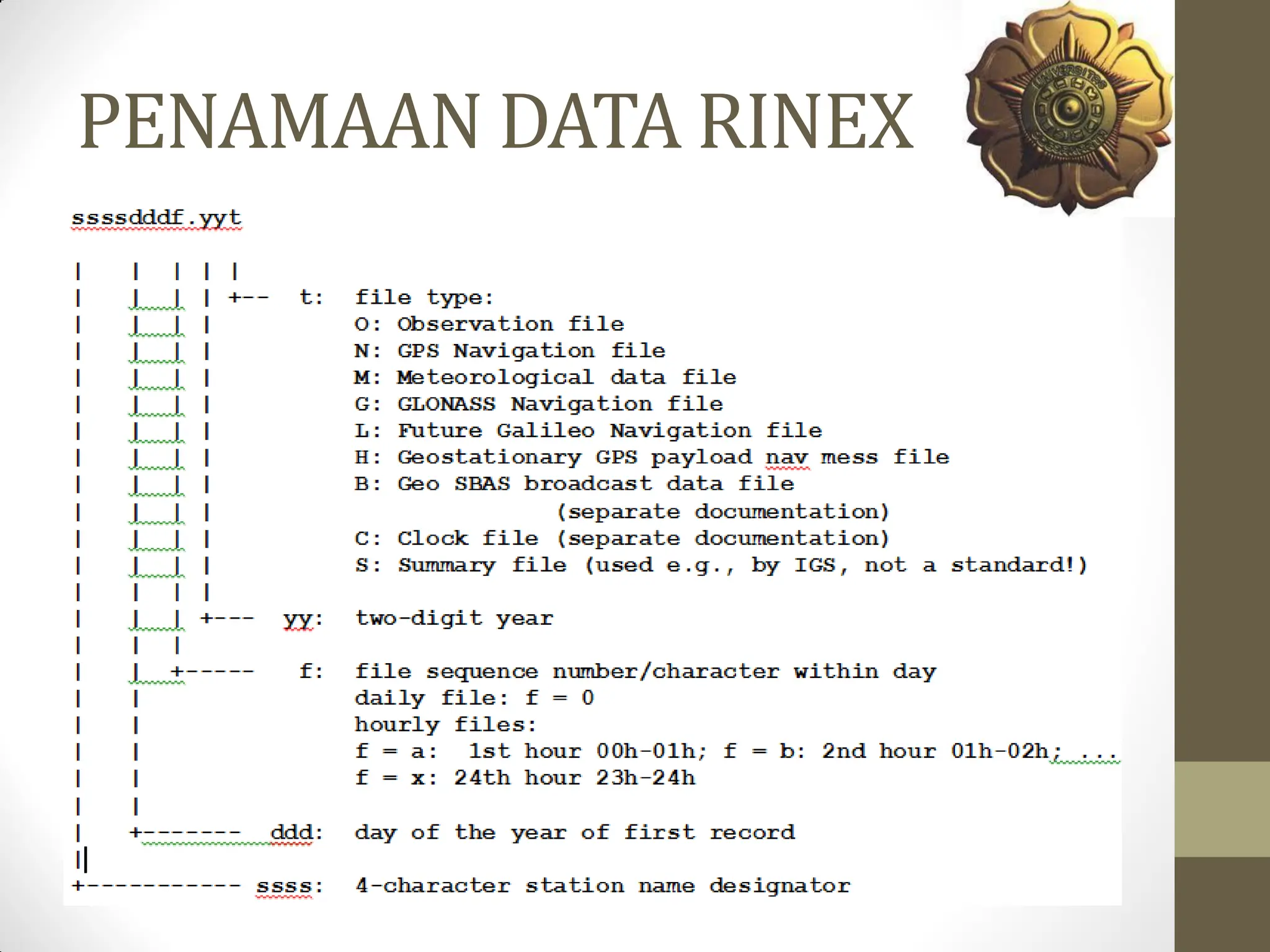 Format Data RINEX pada data hasil survey GNSS | PDF