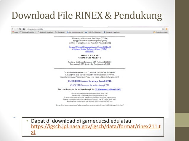 Format Data RINEX pada data hasil survey GNSS | PDF
