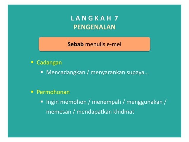 Format E-mel Rasmi | PPTX