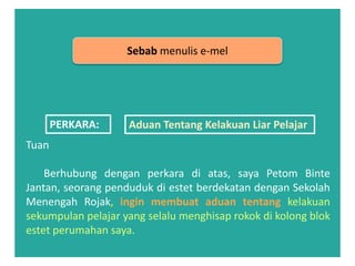 Format E-mel Rasmi | PPTX