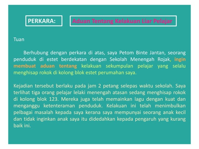 Format E-mel Rasmi | PPTX