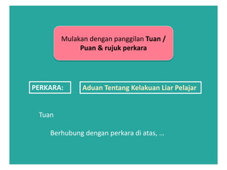 Format E-mel Rasmi | PPTX