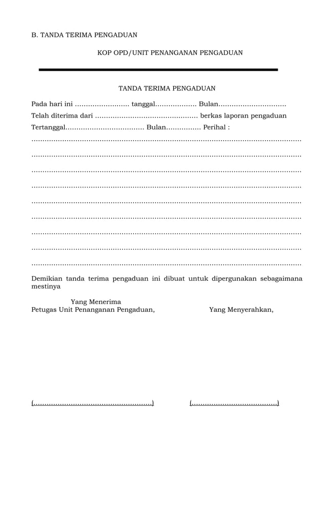 contoh format formulir pengaduan masyarakat.docx