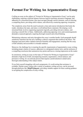 Format For Writing An Argumentative Essay.pdf