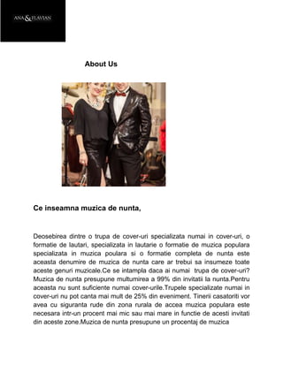 Muzica nunta Bucuresti | PDF